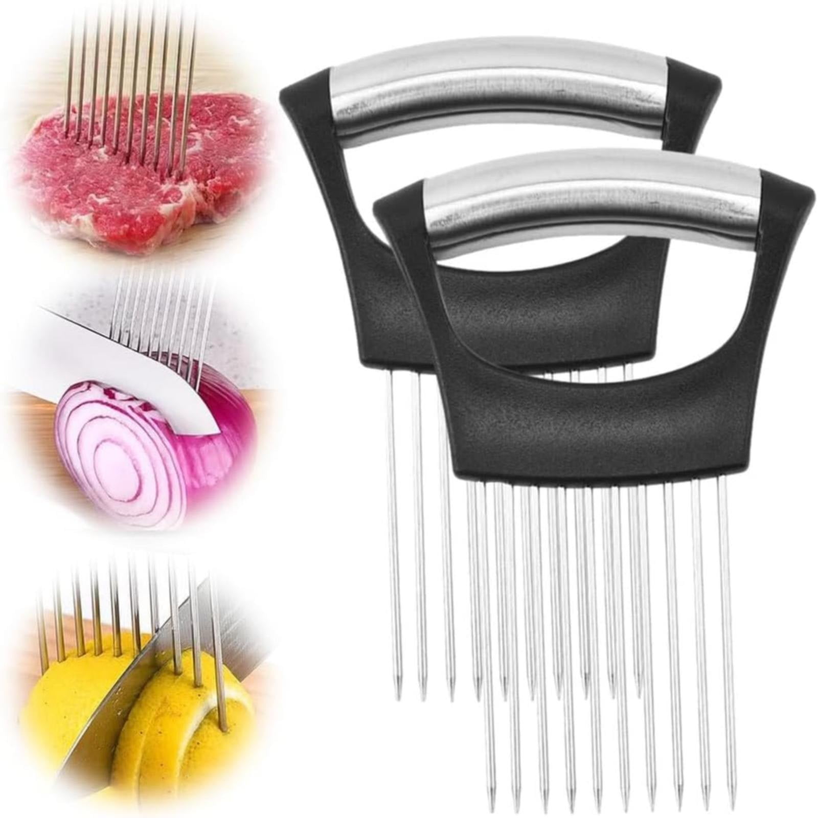 Miayilima Twist Chopper Onion Holder for Slicing Stainless Steel Onion ...