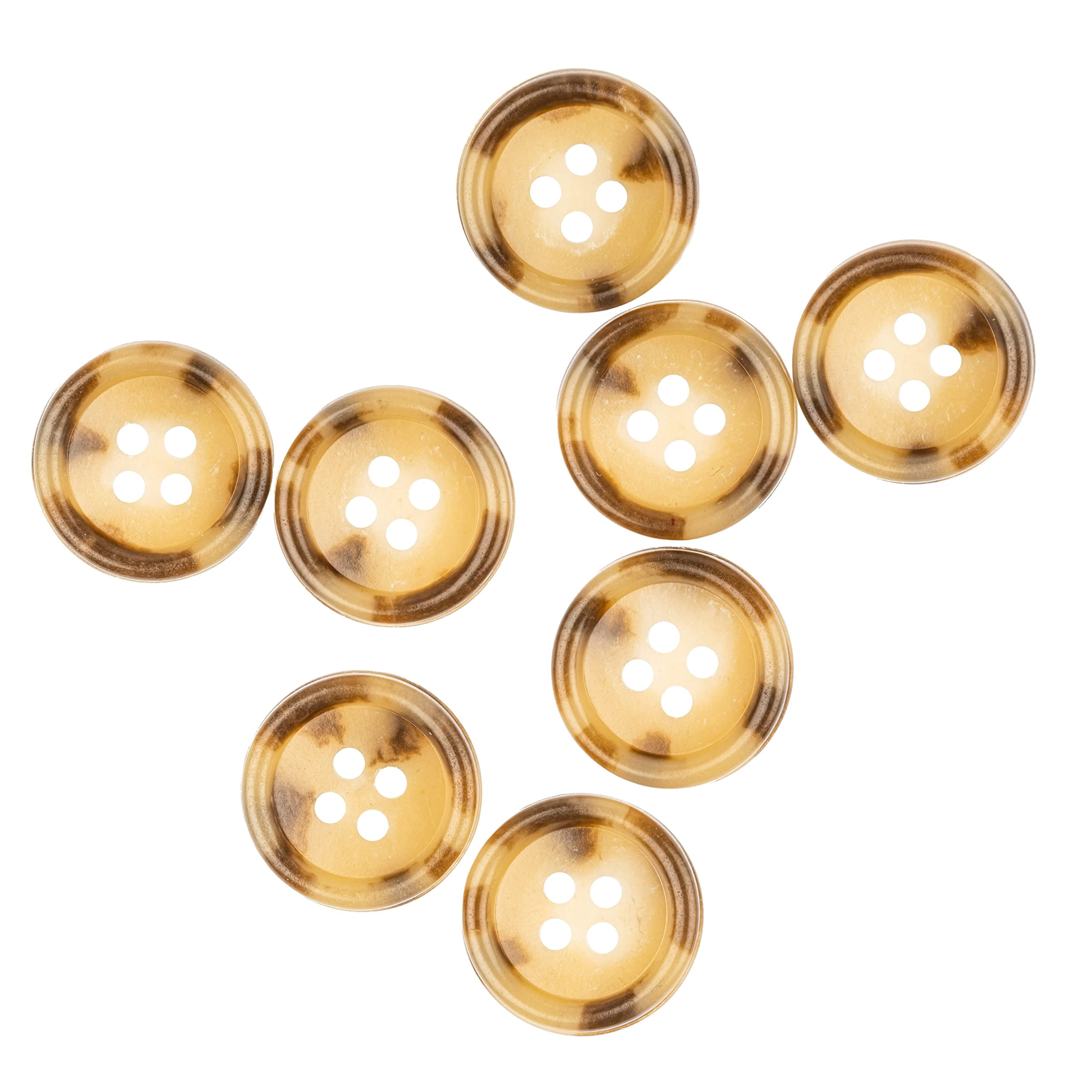 Mibo 10pcs Urea Imitation Horn Suiting & Coat Button - 4 Hole - Classic ...