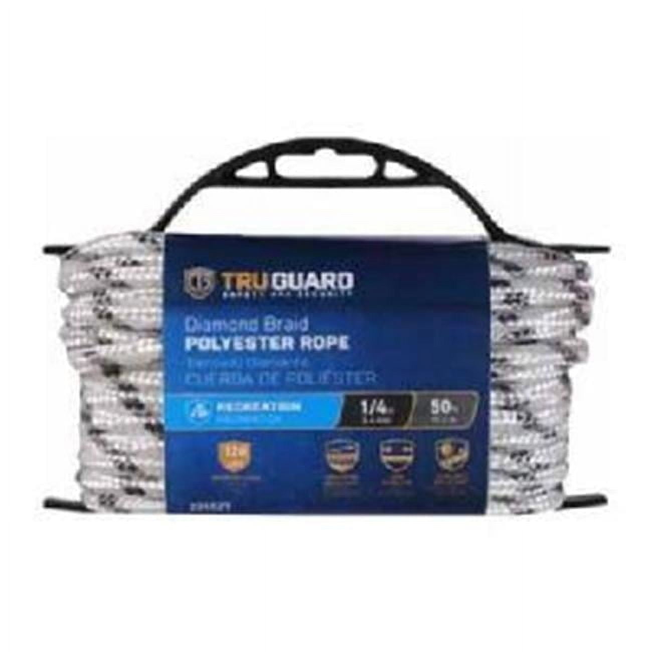 Mibro 0.25 in. x 50 ft. Tru Gaurd Poly Rope - Walmart.com