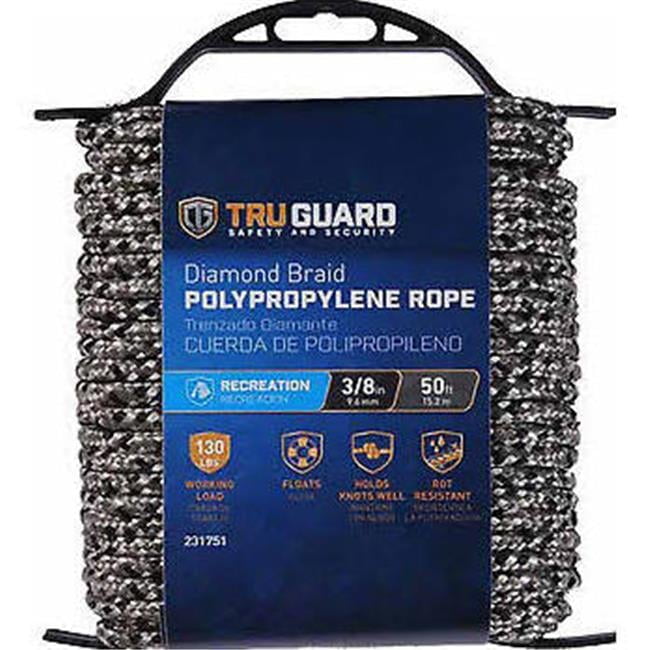 Mibro 0.37 in. x 50 ft. Tru Gaurd Camo Poly Rope - Walmart.com