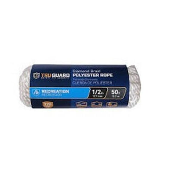 Mibro 231486 0.5 in. x 50 ft. Tru Gaurd Poly Rope - Walmart Business ...