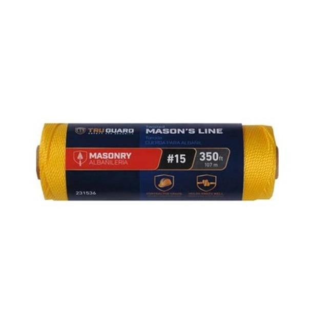 Mibro 231536 15 in. x 350 ft. Tru Gaurd Nylon Twine, Gold - Walmart.com