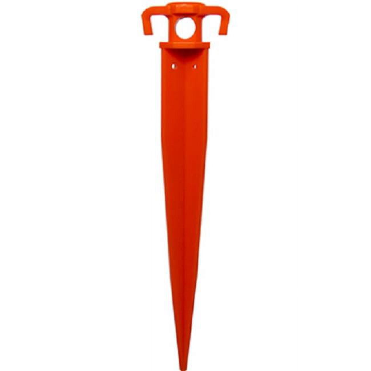 Mibro 312281BG 11 in. Plastic Ground Stake, Orange - Walmart.com