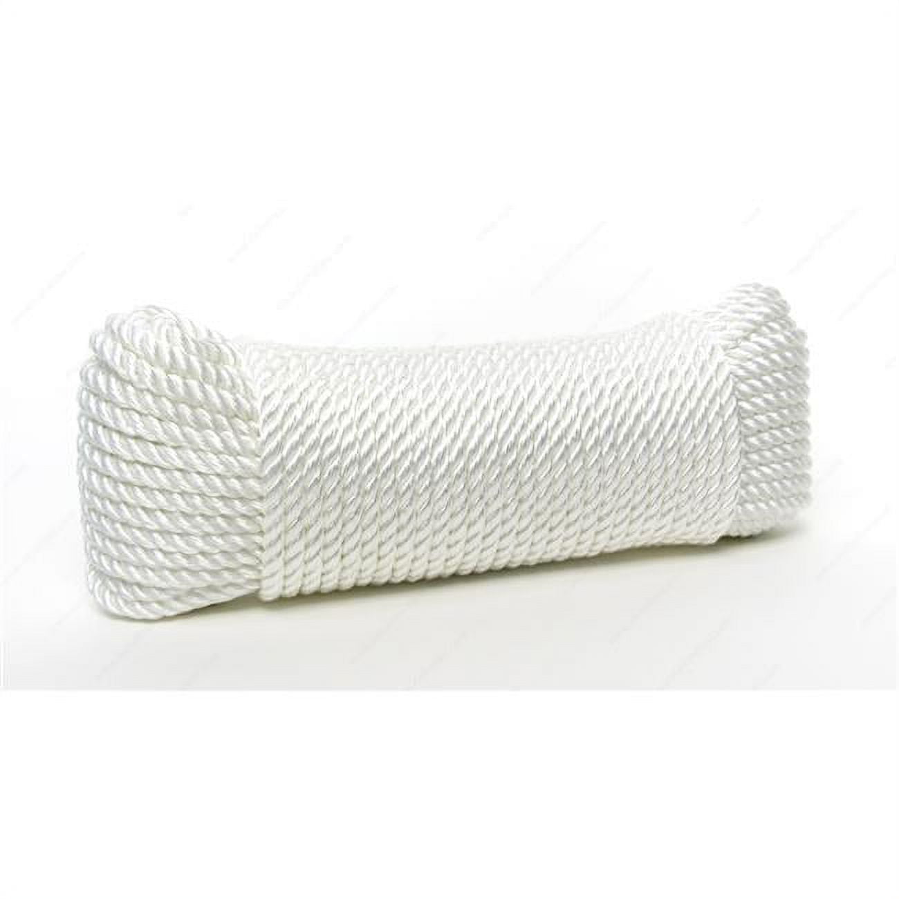 Mibro 342241BG 50 ft. Rope Nylon Twisted Rope, White - Walmart.com