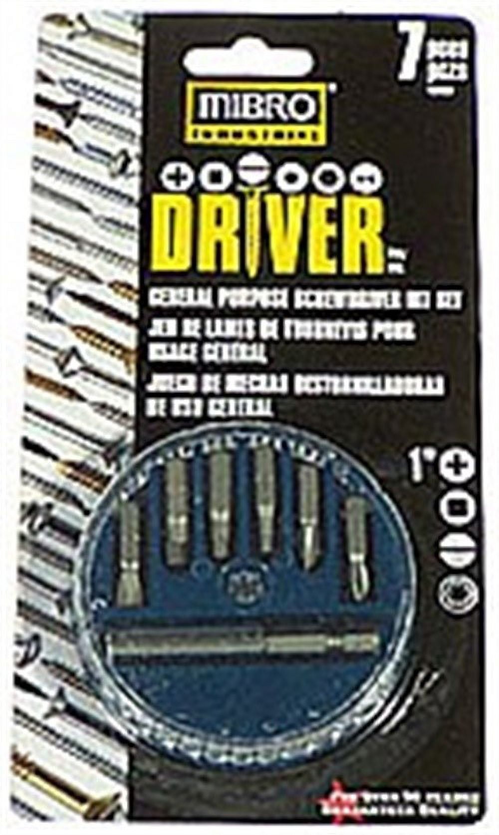 Mibro 437961 7 Piece Power Bit Set - Walmart.com