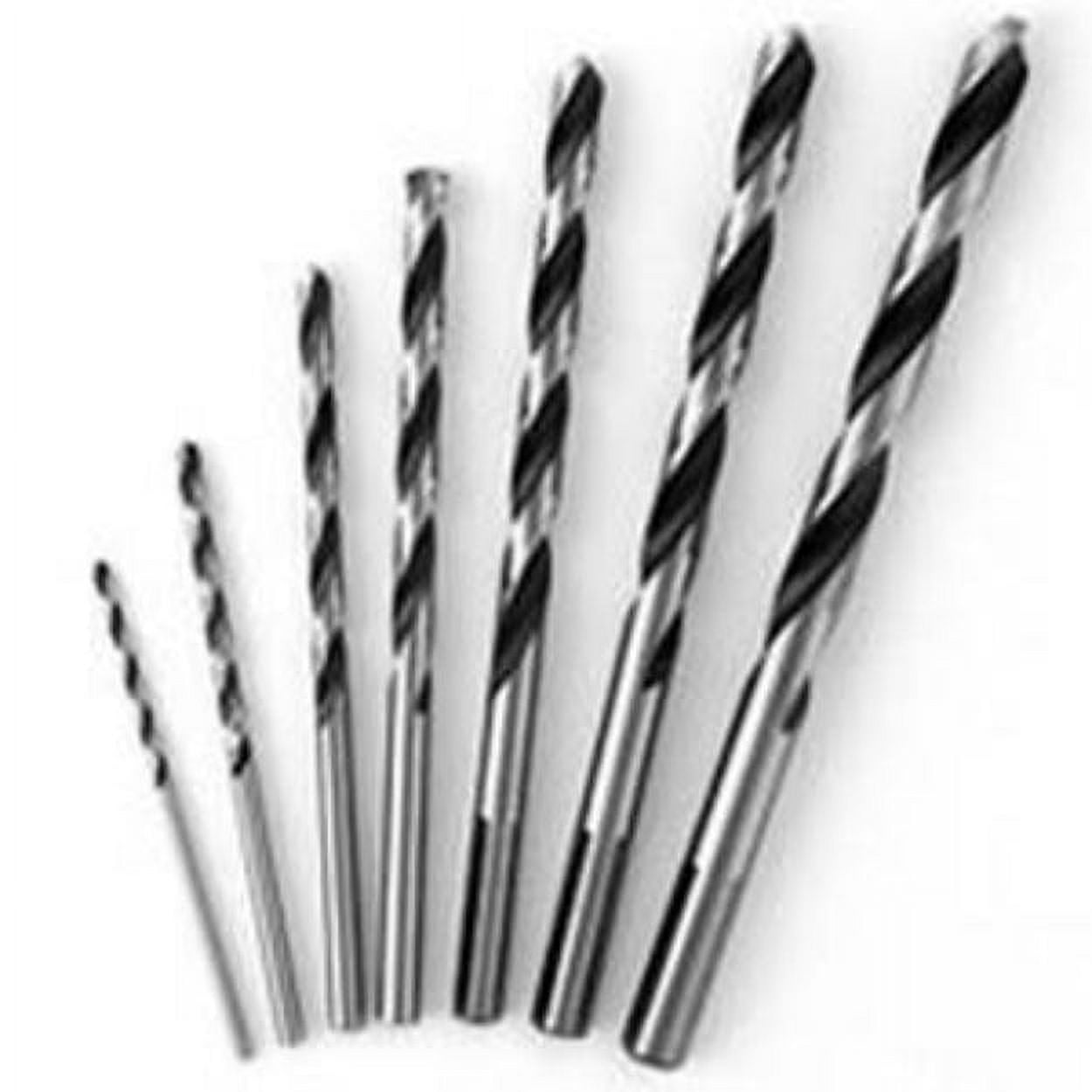Mibro 887000OR High Speed Steel Jobber Length Drill Set, 7 Piece, Each ...