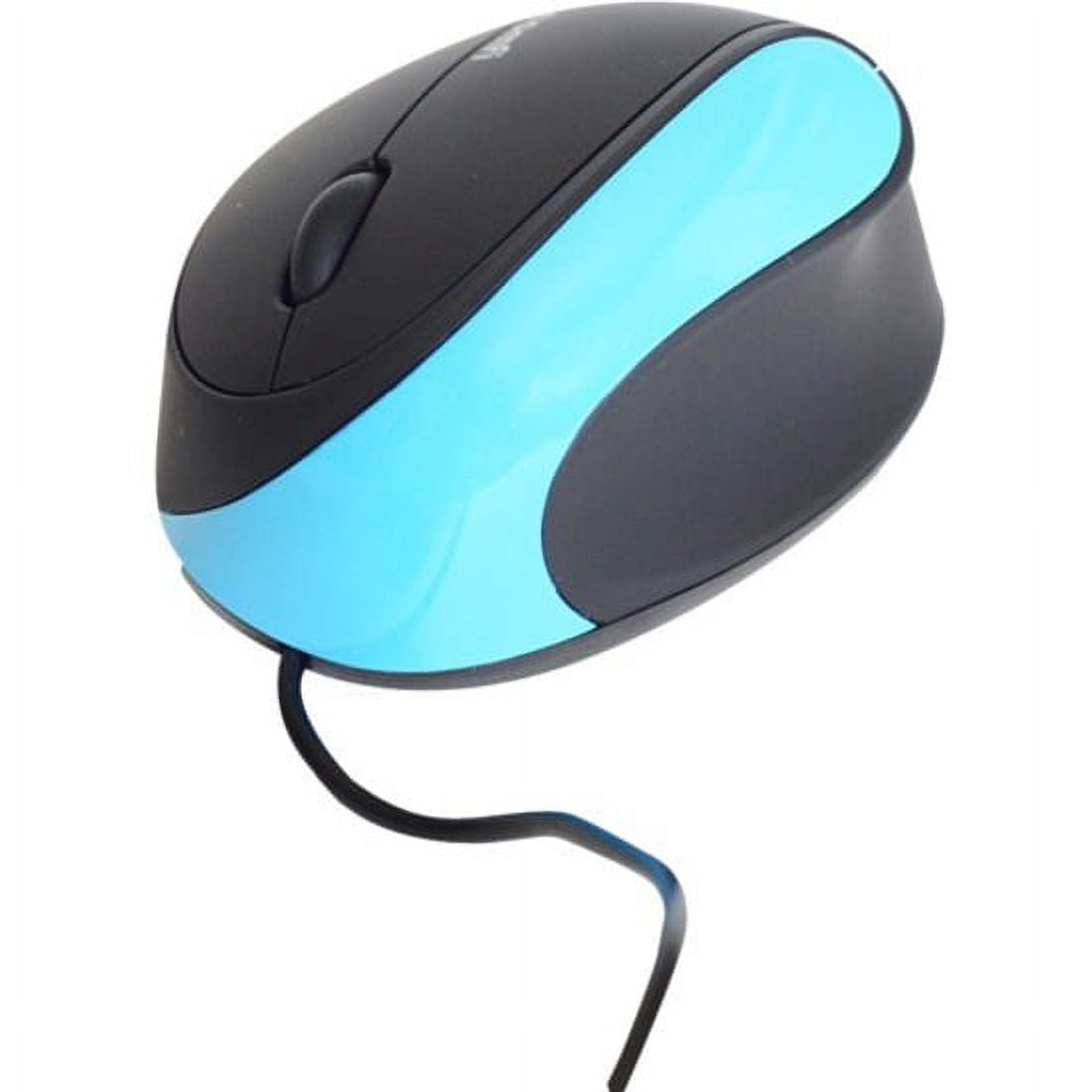 Mibru Comfi Mini Ergonomic Mouse Blue Wired - Walmart.com