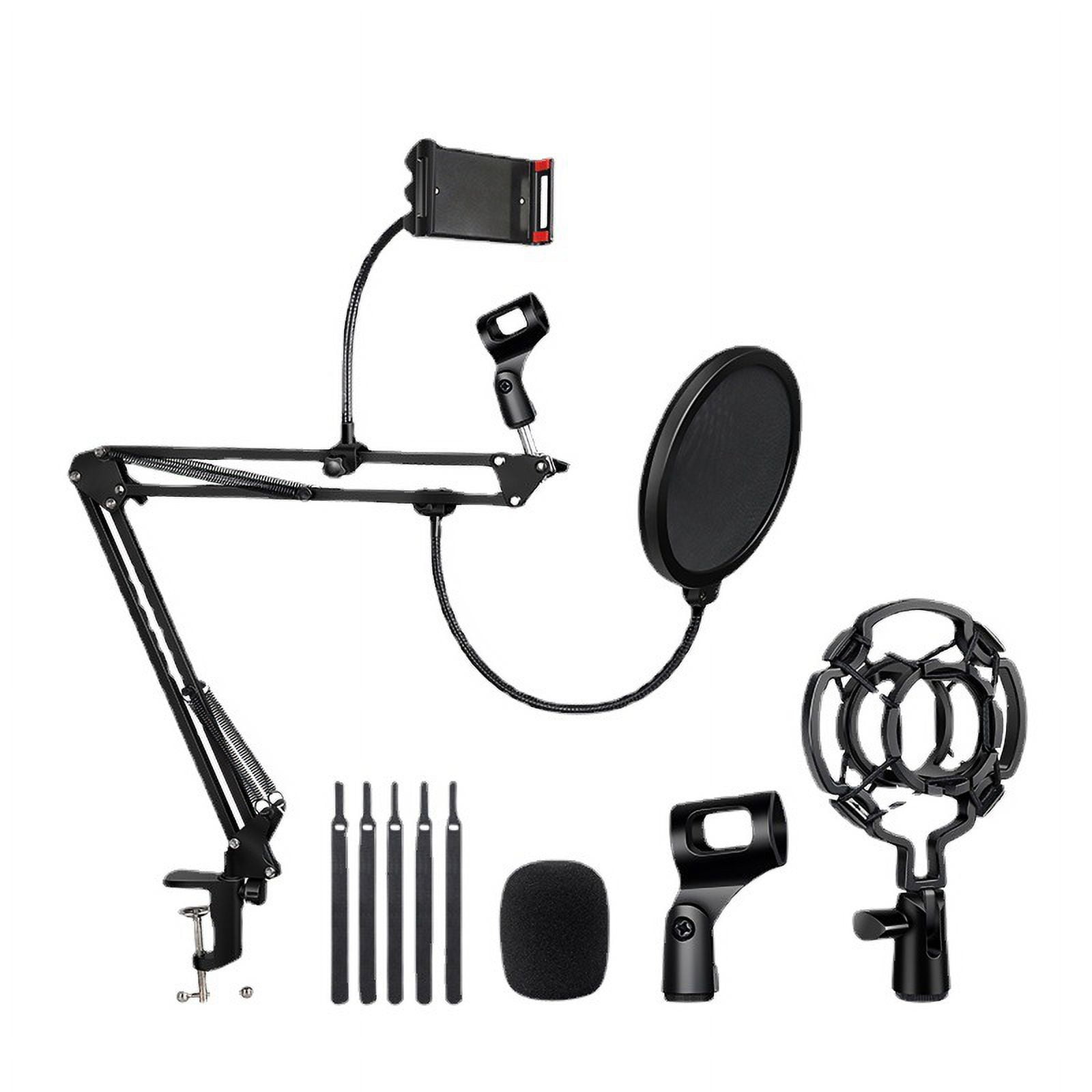Mic Arm Stand for Blue Yeti, Heavy Duty Microphone Stand with ...