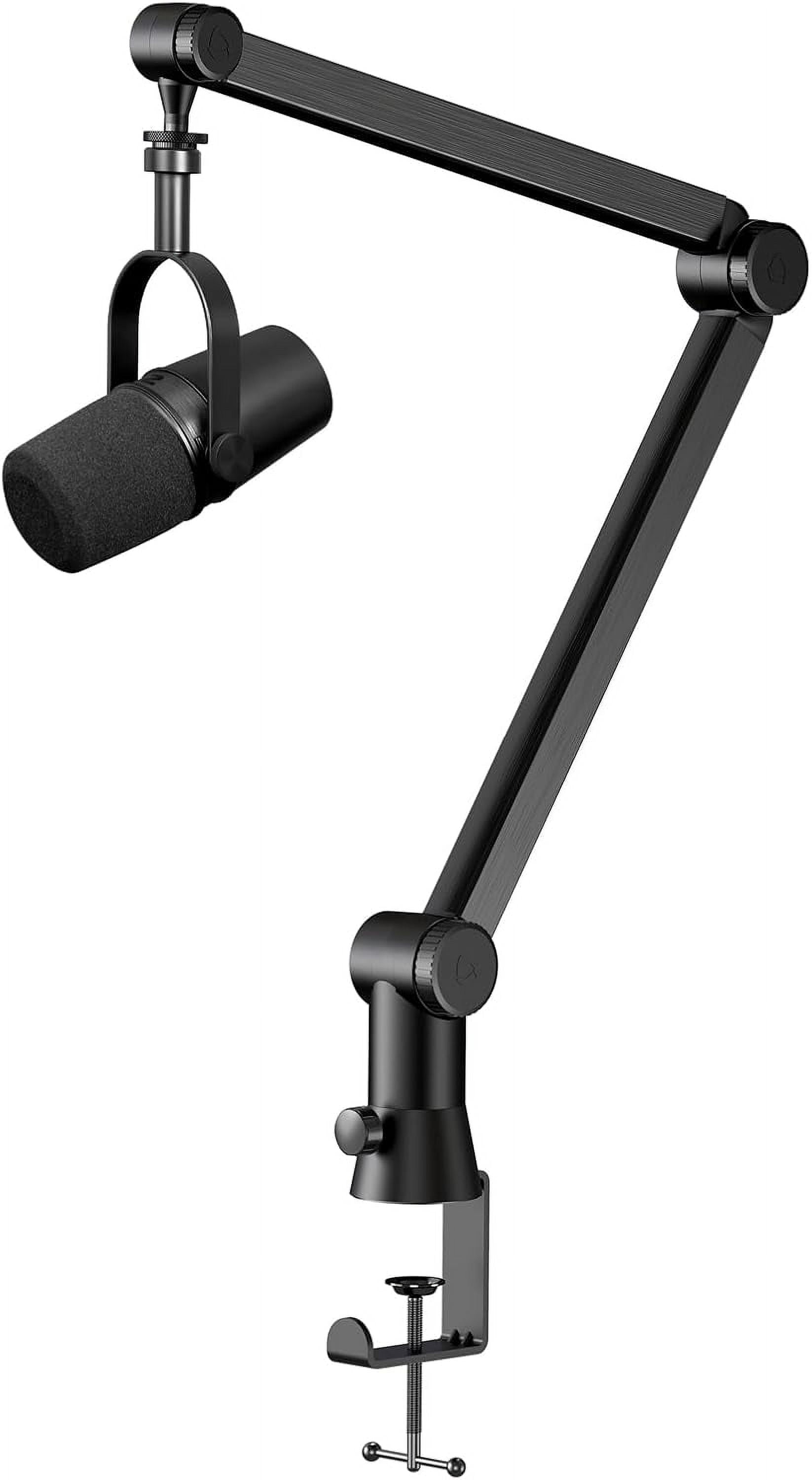 Mic Boom Arm Stand Compatible with Shure SM7B, MV7, Blue Yeti Mic ...