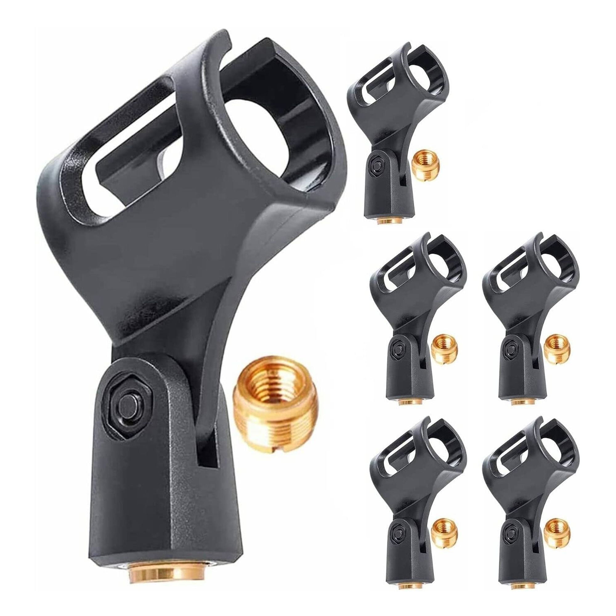 Mic Clips for Stands 6 Pieces Microphone Clip Holder Universal ...