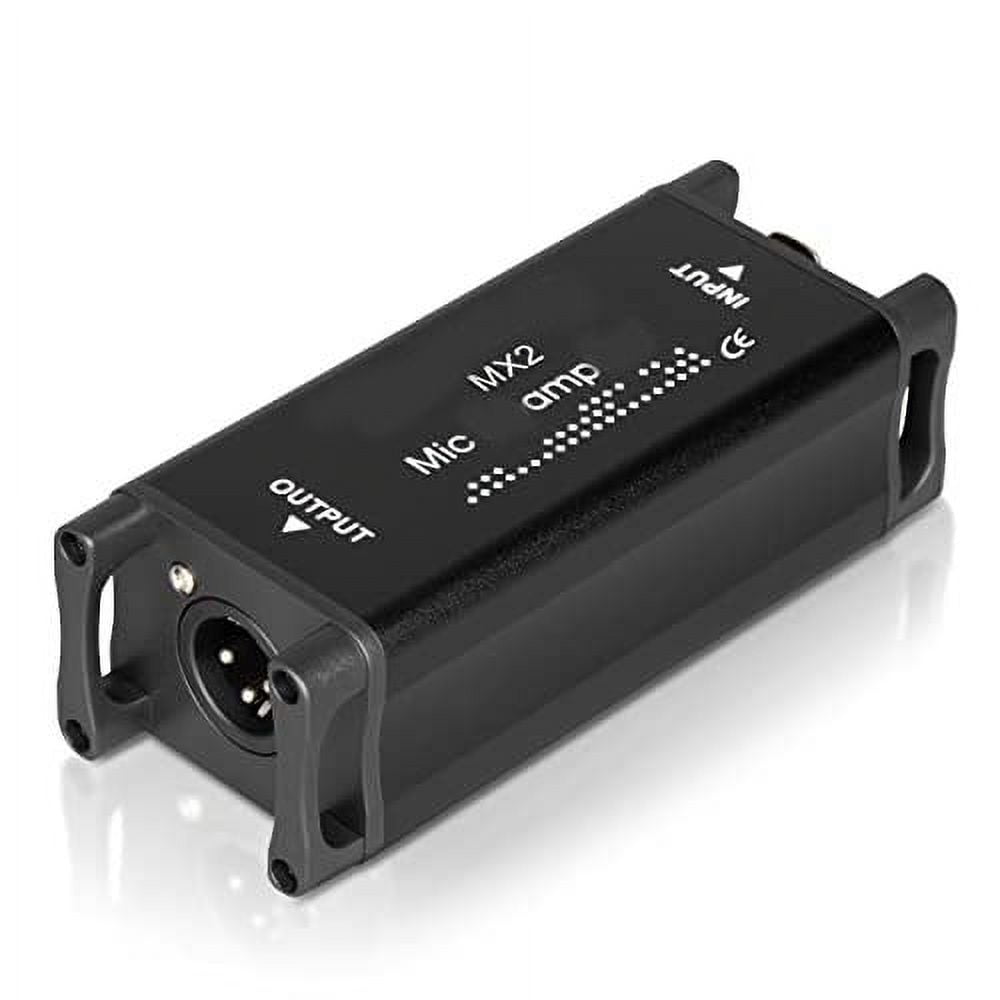 Mic Gain Microphone Preamp Audio Booster Studio Recording Livestream ...