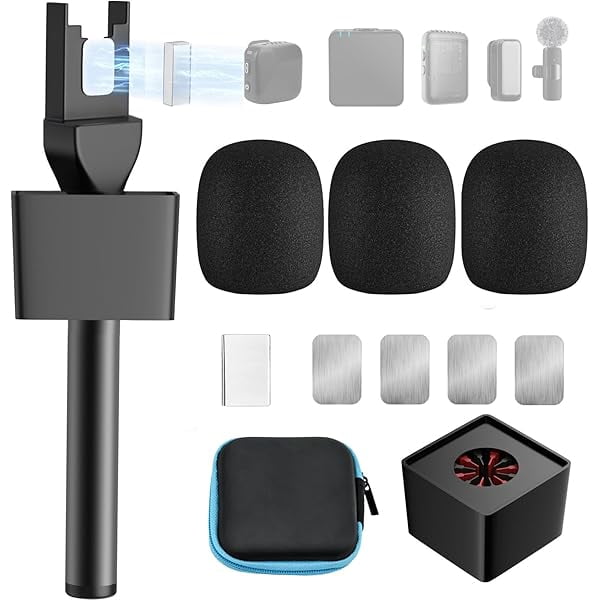 Mic Handle for DJI/DJI Mini, Microphone Holder for Rode Wireless GO ...