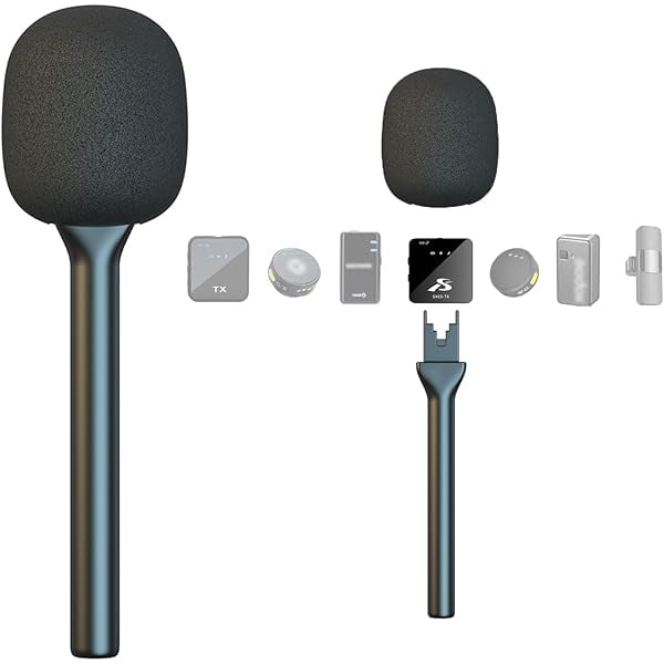 Mic Handle for DJI RODE Microphone Handheld Stand for Wireless GO ...