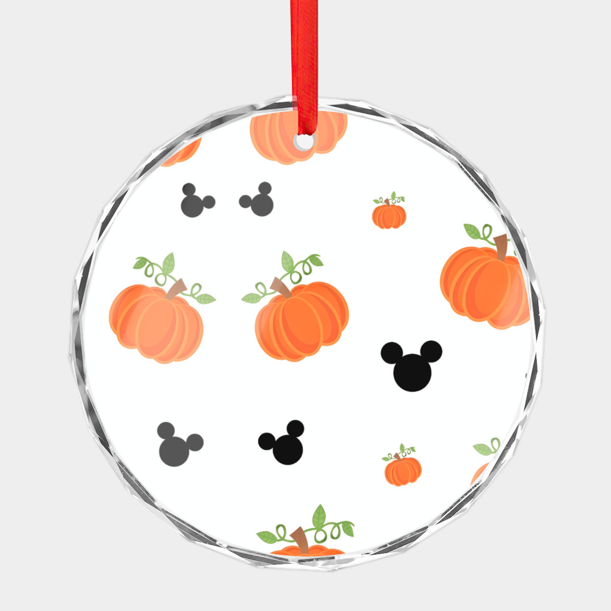 Mic Key Mouse Halloween Crystal glass round pendant The best ...