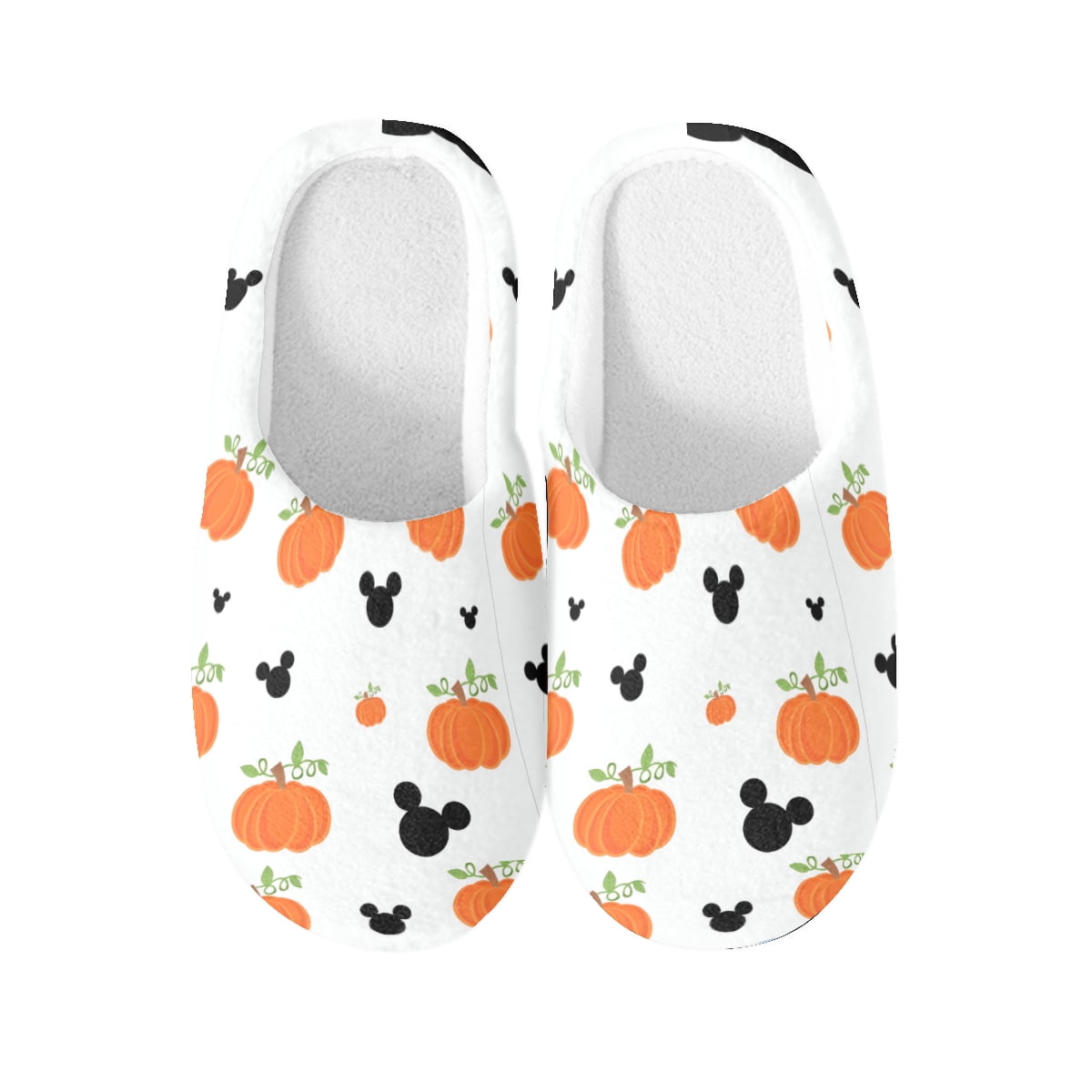 Mic Key Mouse Halloween House Washable Cotton Slippers Cotton flannel ...