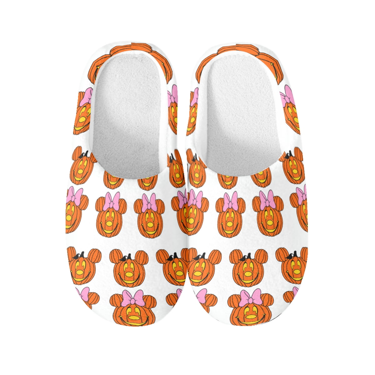 Mic Key Mouse Halloween House Washable Cotton Slippers Cotton flannel ...