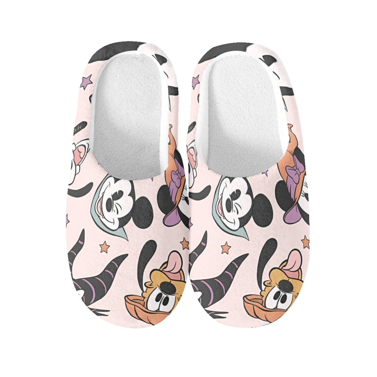 Mic Key Mouse Halloween House Washable Cotton Slippers Cotton flannel ...