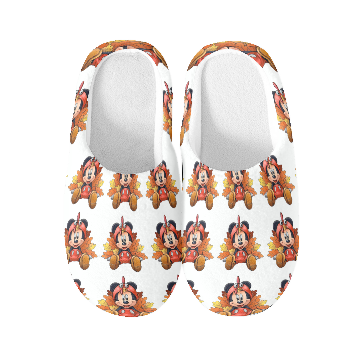 Mic Key Mouse Halloween House Washable Cotton Slippers Cotton flannel ...