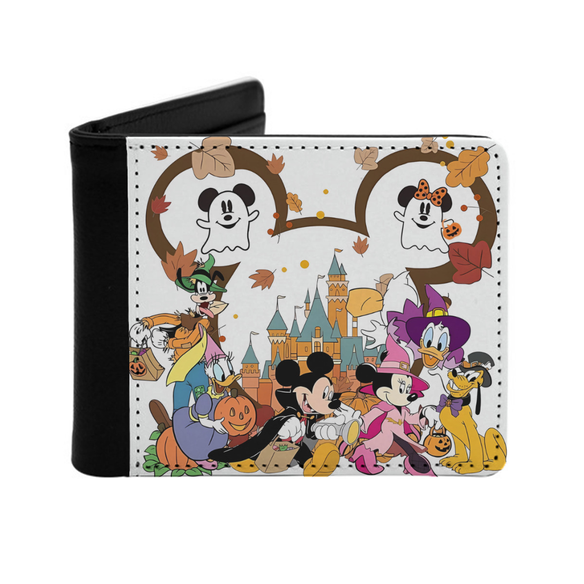 Mic Key Mouse Halloween Wallet for Boys Men Kids Girls Teen Leather ...