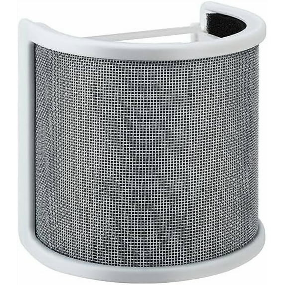 Mic Pop Filter White Microphone Windscreen Compatible with HyperX ...
