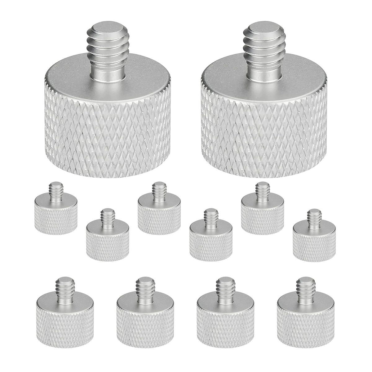 Mic Stand Adapter 12 Pieces 3/8 Male to 5/8 Female Screw Thread ...
