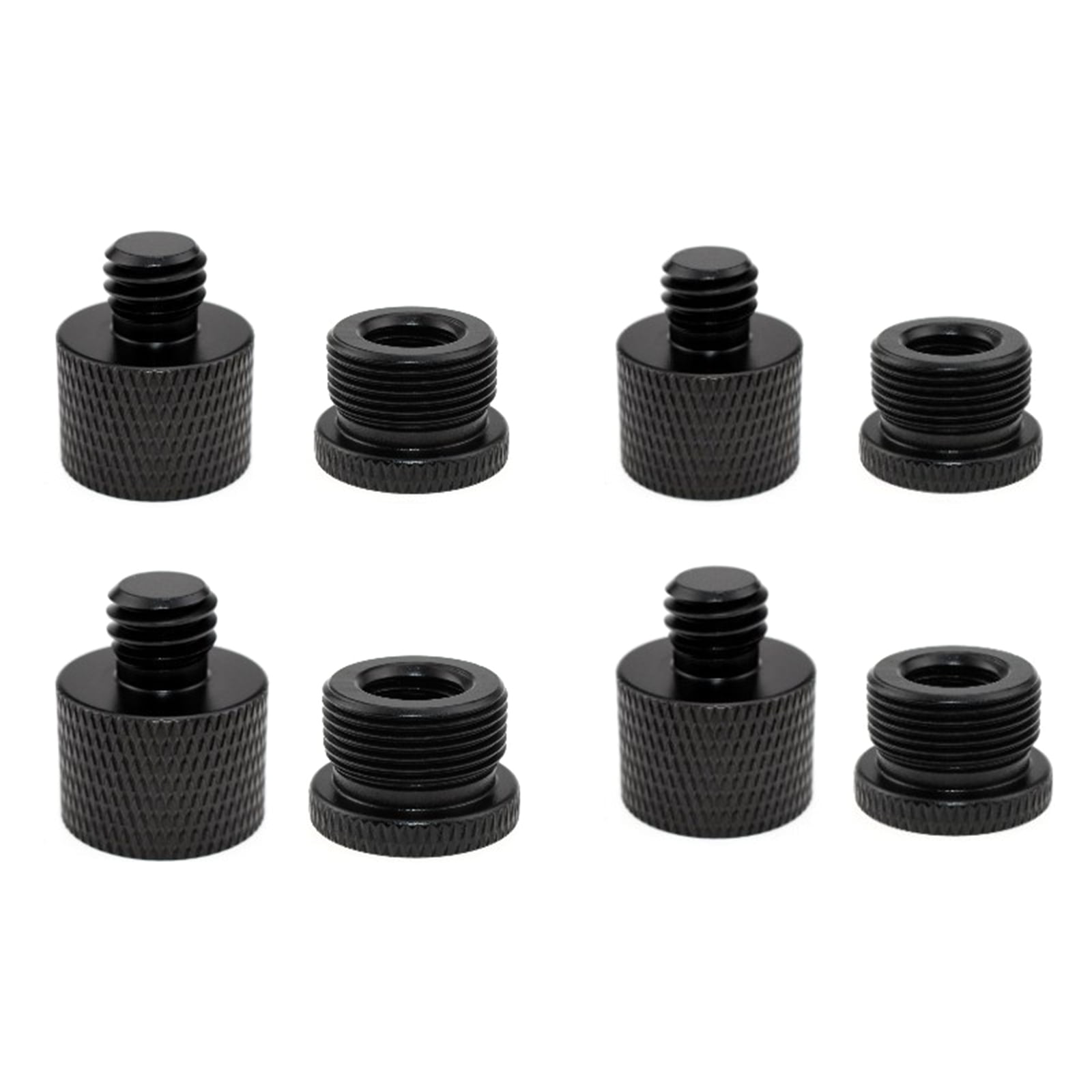 Mic- Stand Adapter Aluminum Alloy- 5/8 3/8 1/4 Conversion Screw Adapter ...