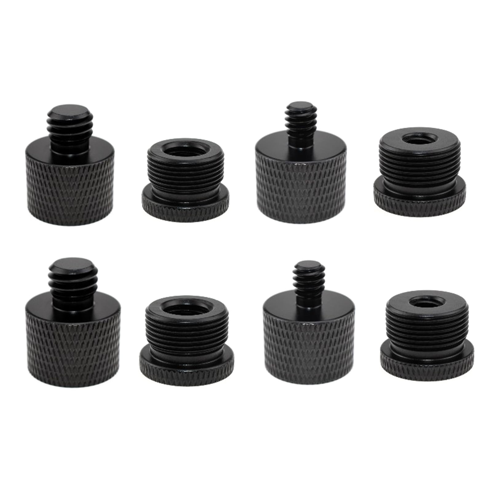 Mic- Stand Adapter Aluminum Alloy- 5/8 3/8 1/4 Conversion Screw Adapter ...