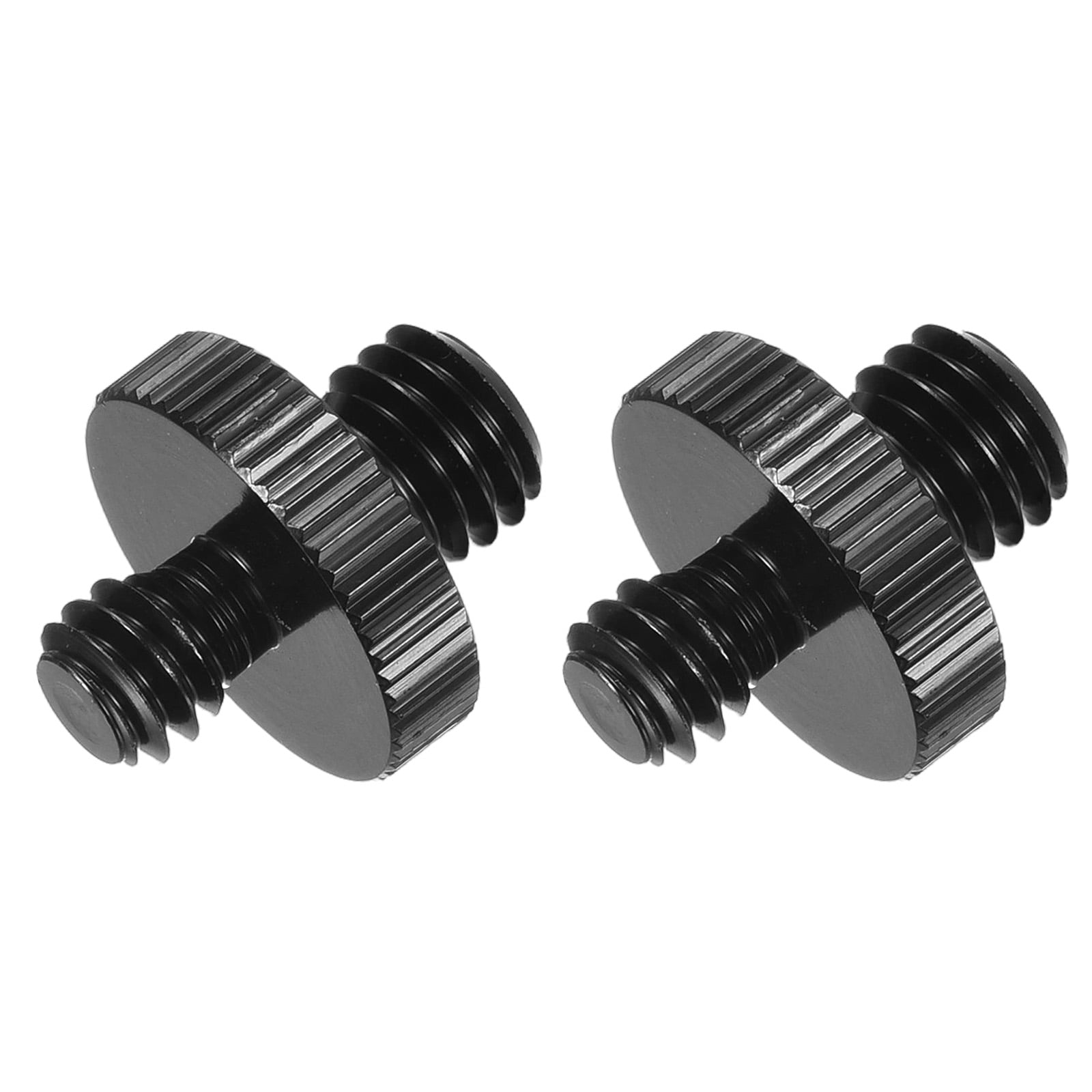 Uxcell 2Pcs Mic Stand Adapter 1/4 Male to M8 Male Screw Thread Adapter ...