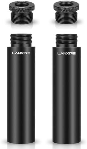 Mic Stand Extension Tube, 4 Pcs 5/8" Female to 5/8" Male Microphone ...