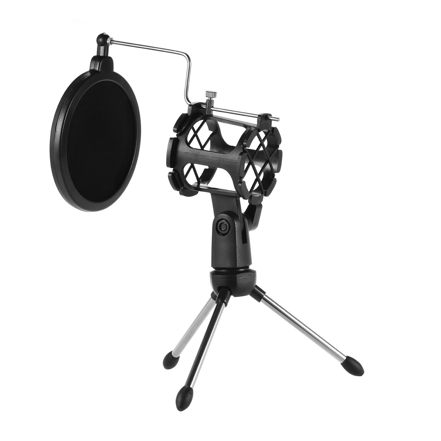 Mic Stand,Filter Kit Studio Pop Filter Kit Stand Mount Mic Mount Mic ...