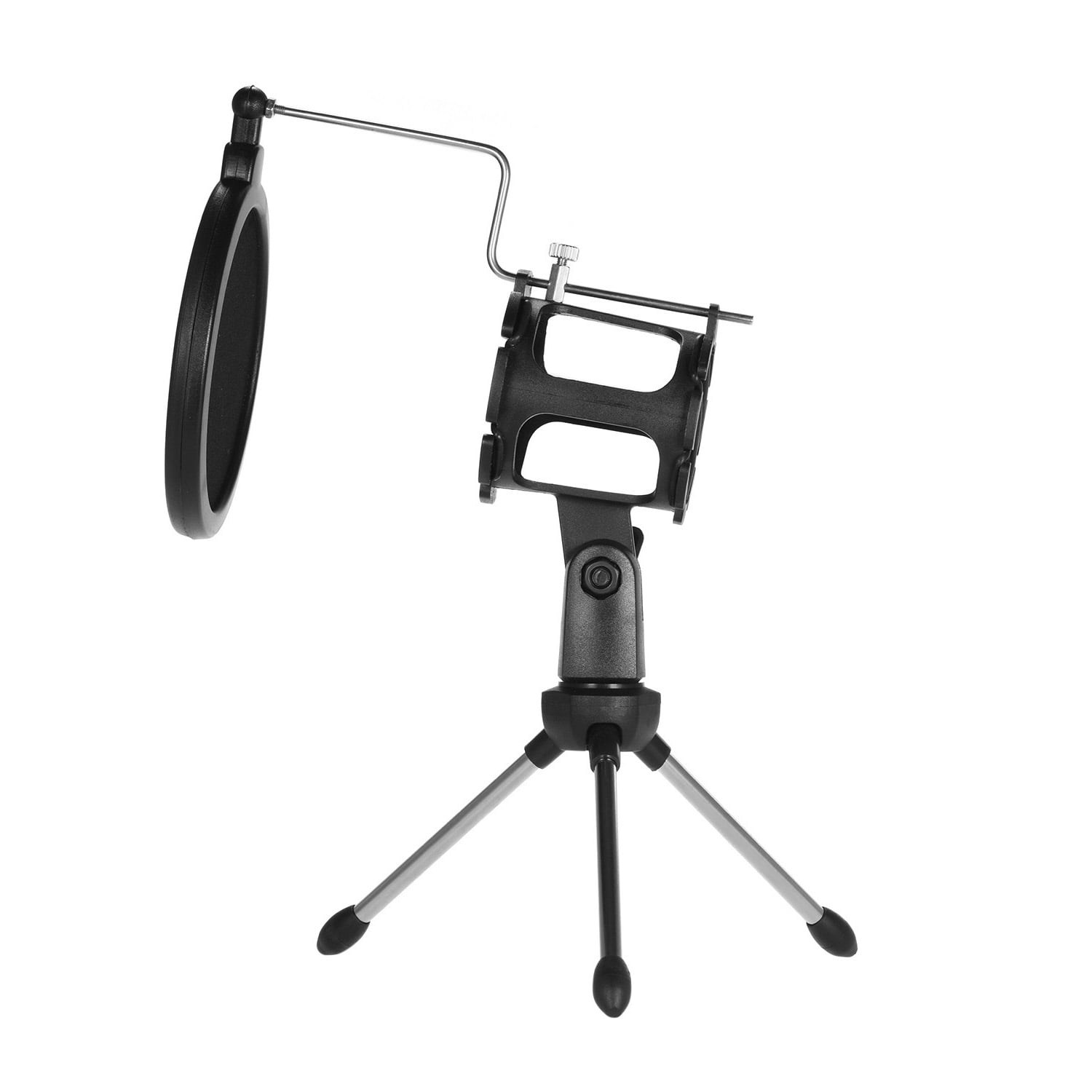 Mic Stand,Pop Filter Kit Mic Pop Filter Stand Mount Mic Kit Studio ...