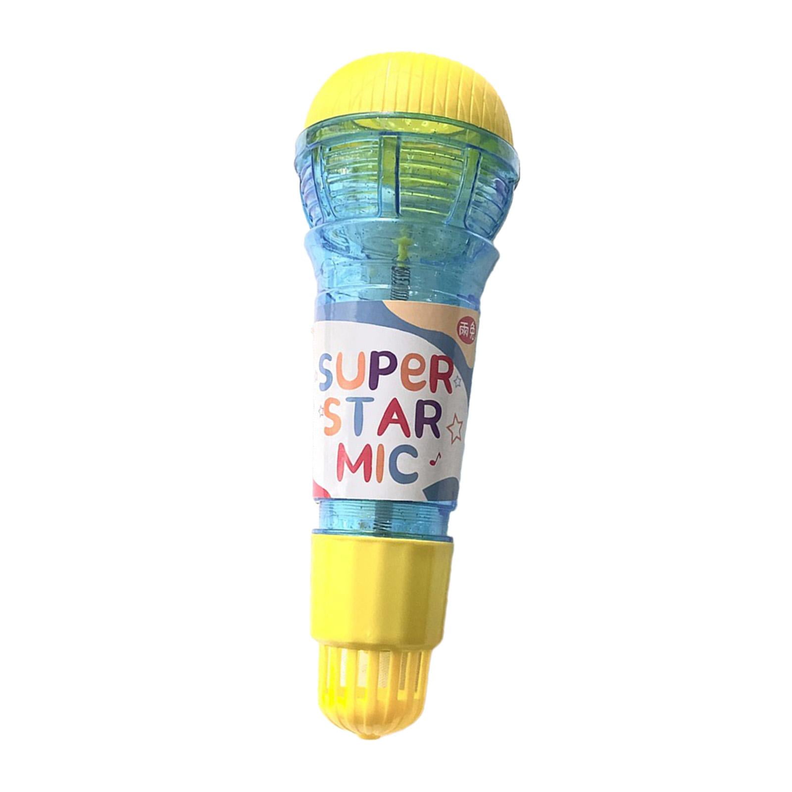 Mic Toy Cartoon Retro Microphone for Kids for Holiday Party Speech blue ...