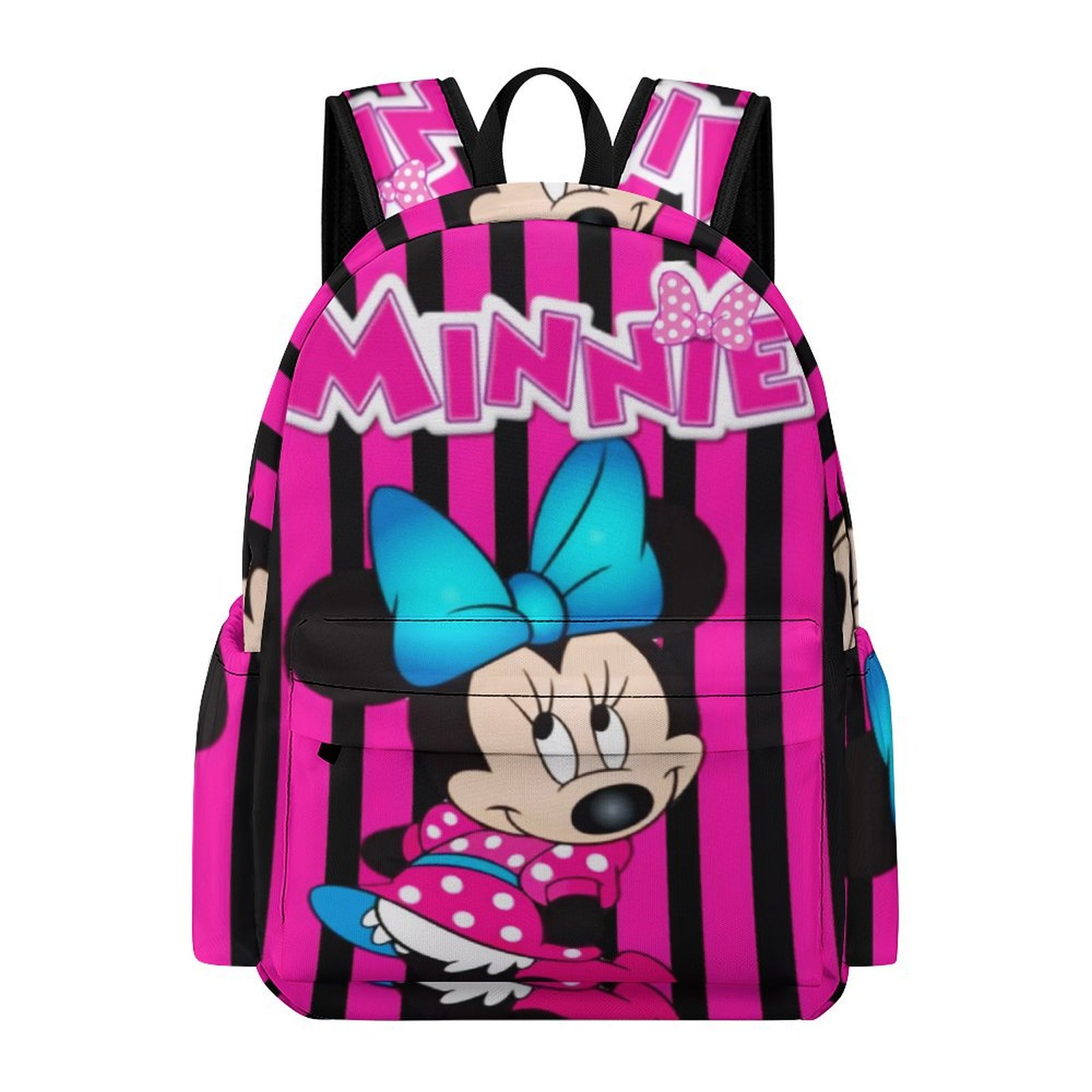 Mic-key Min-nie Mouse Backpack Travel Bag Lightweight Small Shoulders ...