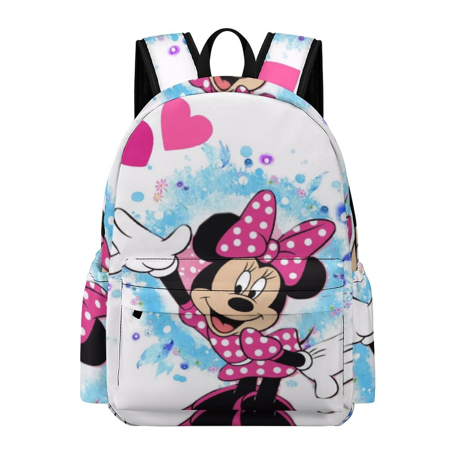 Mic-key Min-nie Mouse Backpack Travel Bag Lightweight Small Shoulders ...
