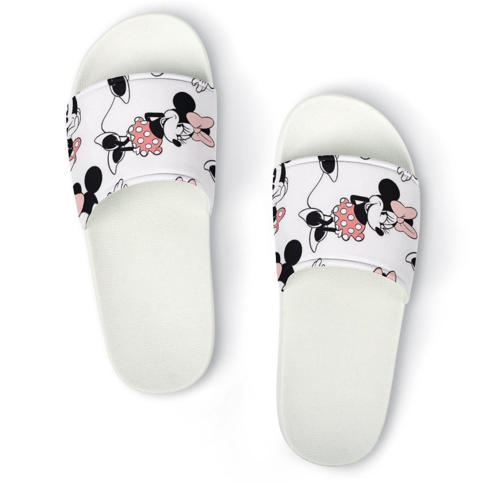 Mic-key Min-nie Mouse Indoor Home Beach Non Slip Sanda Design Summer ...