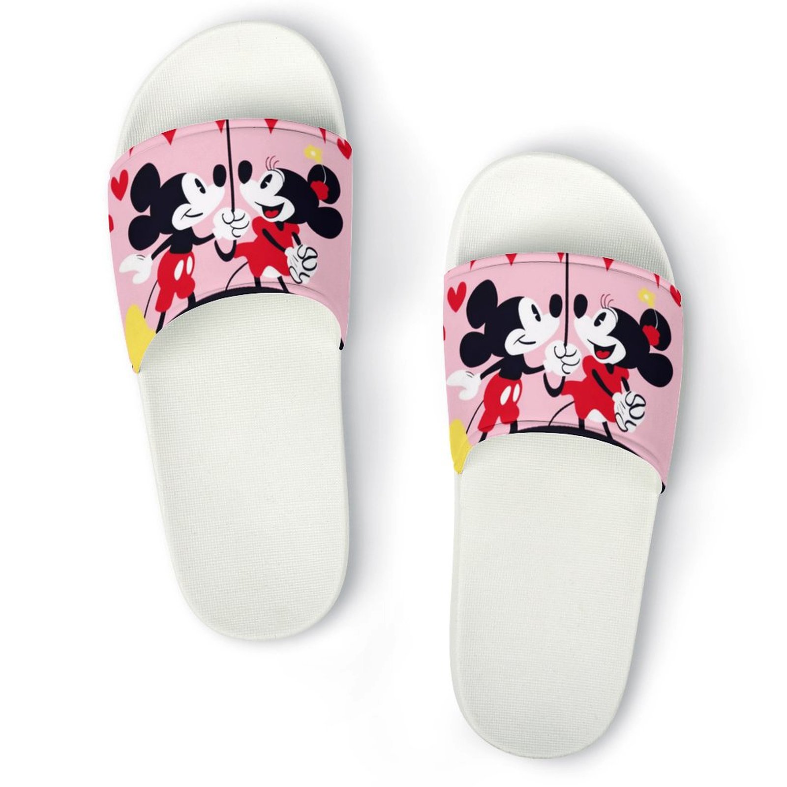 Mic-key Min-nie Mouse Indoor Home Beach Non Slip Sanda Design Summer ...