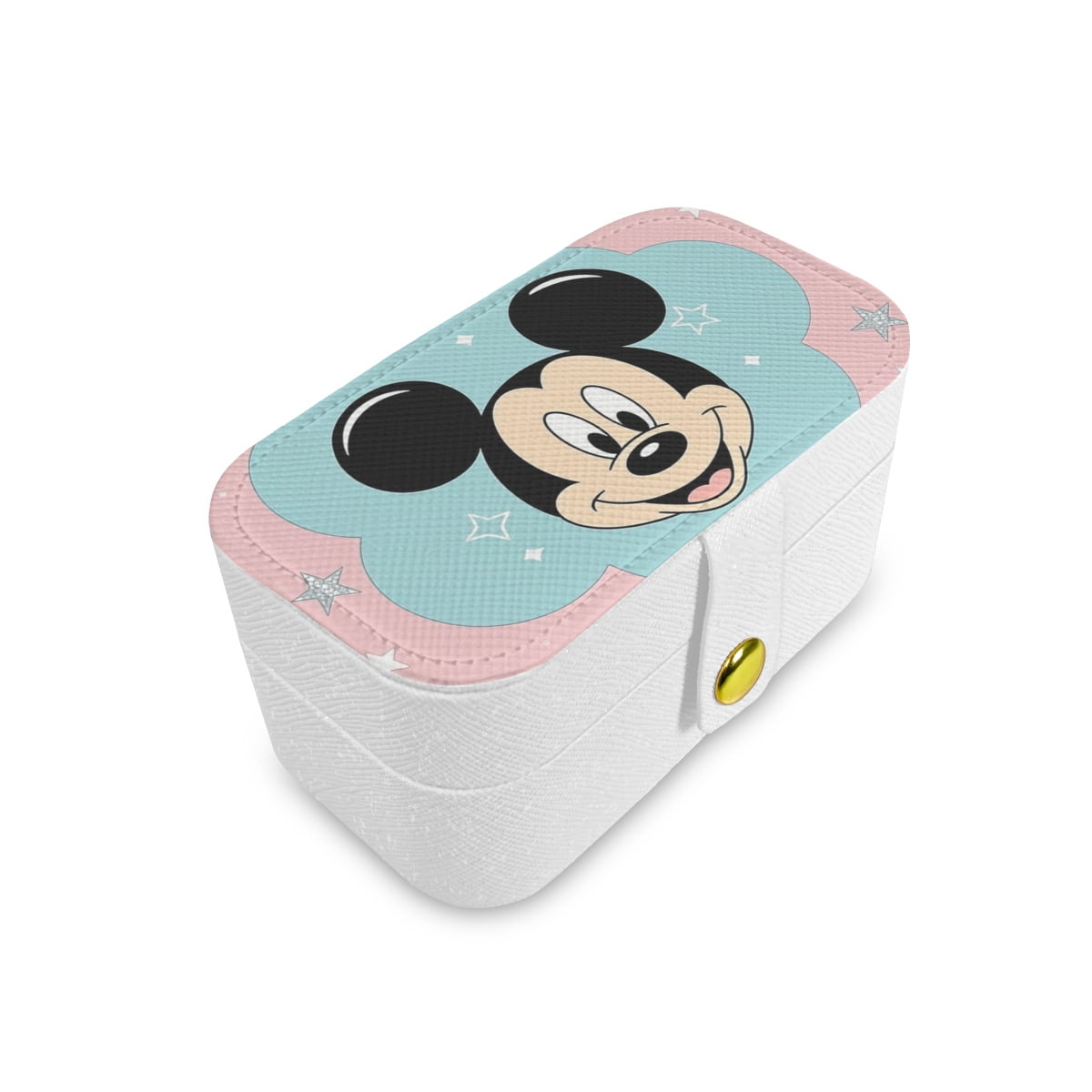 Mic×key Mou×se Cartoon jewelry rack storage box, portable ...