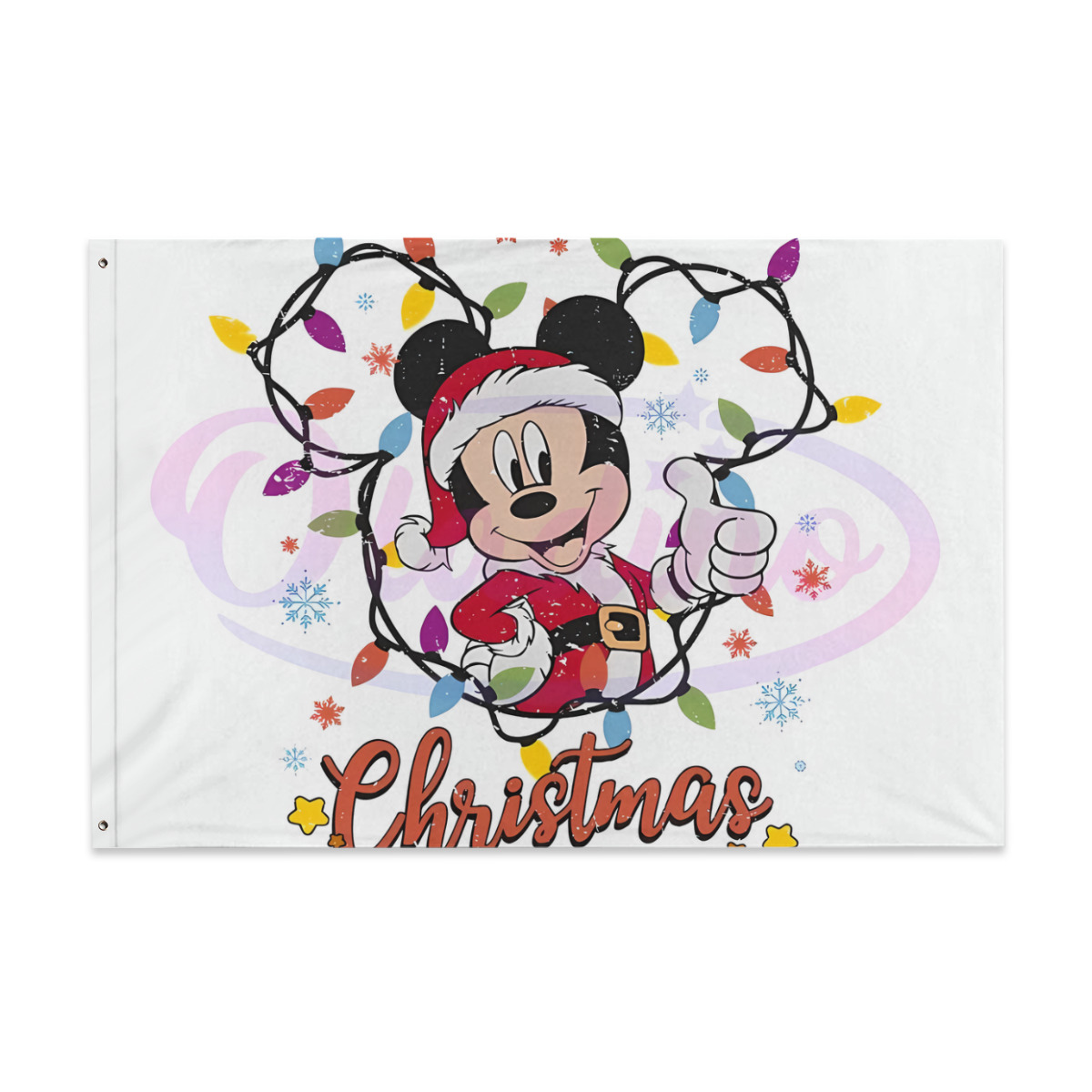 Mic key Mouse Christmas Double-sided Flag Multiple Sizes Double-sided ...