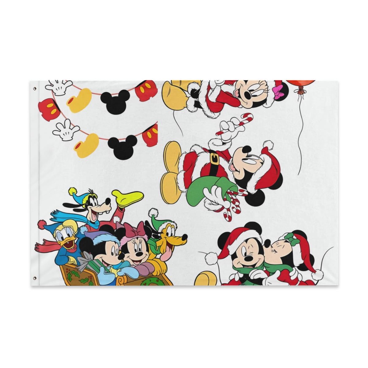 Mic key Mouse Christmas Double-sided Flag Multiple Sizes Double-sided ...