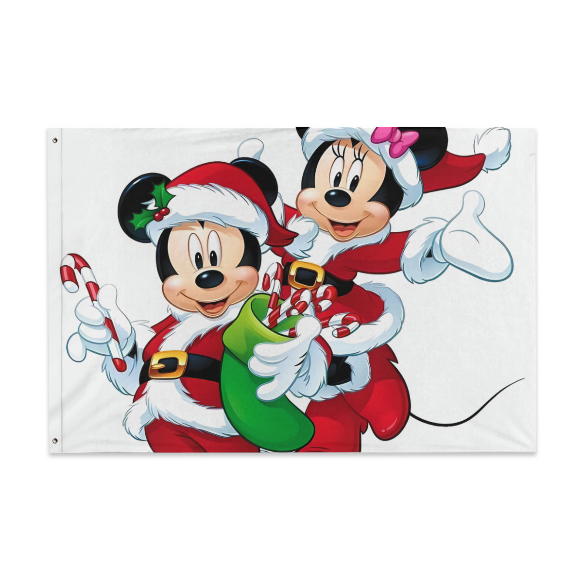Mic key Mouse Christmas Double-sided Flag Multiple Sizes Double-sided ...