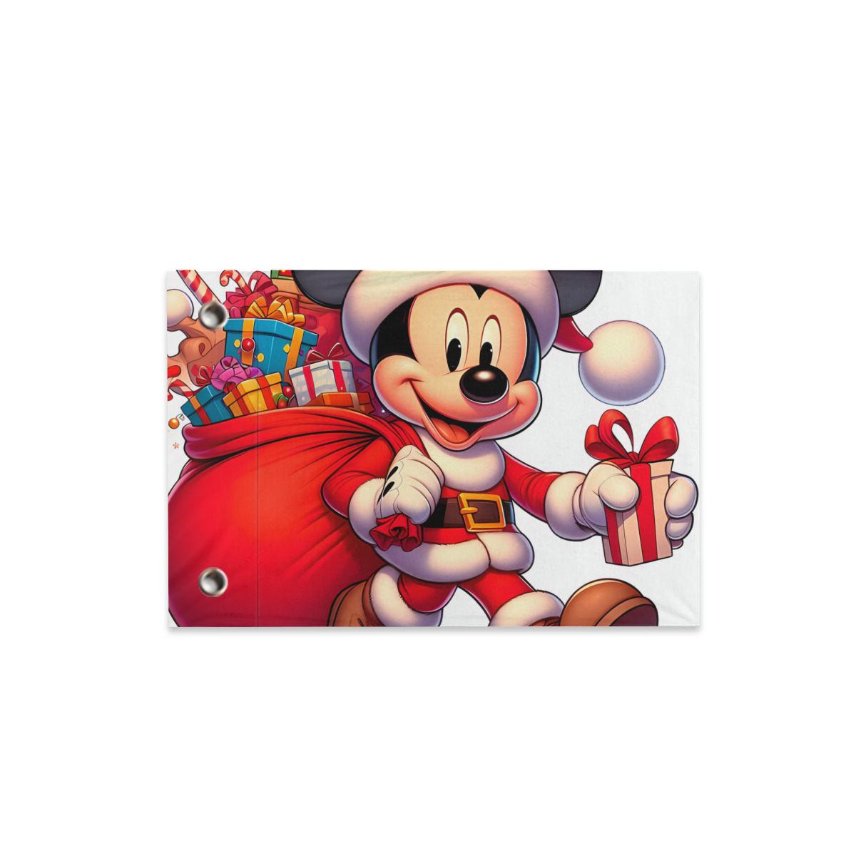 Mic key Mouse Christmas Double-sided Flag Multiple Sizes Double-sided ...
