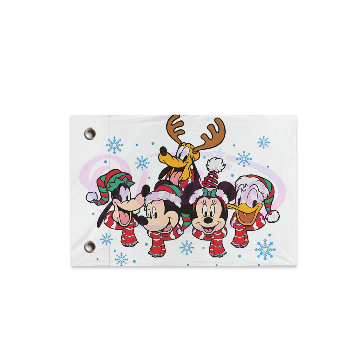 Mic key Mouse Christmas Double-sided Flag Multiple Sizes Double-sided ...