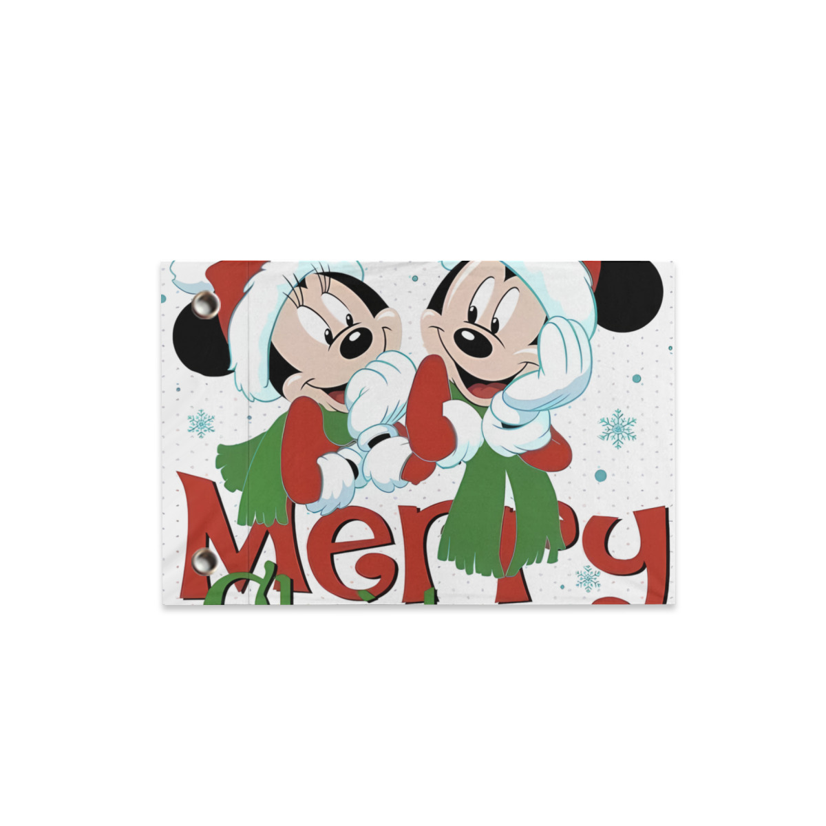 Mic key Mouse Christmas Double-sided Flag Multiple Sizes Double-sided ...