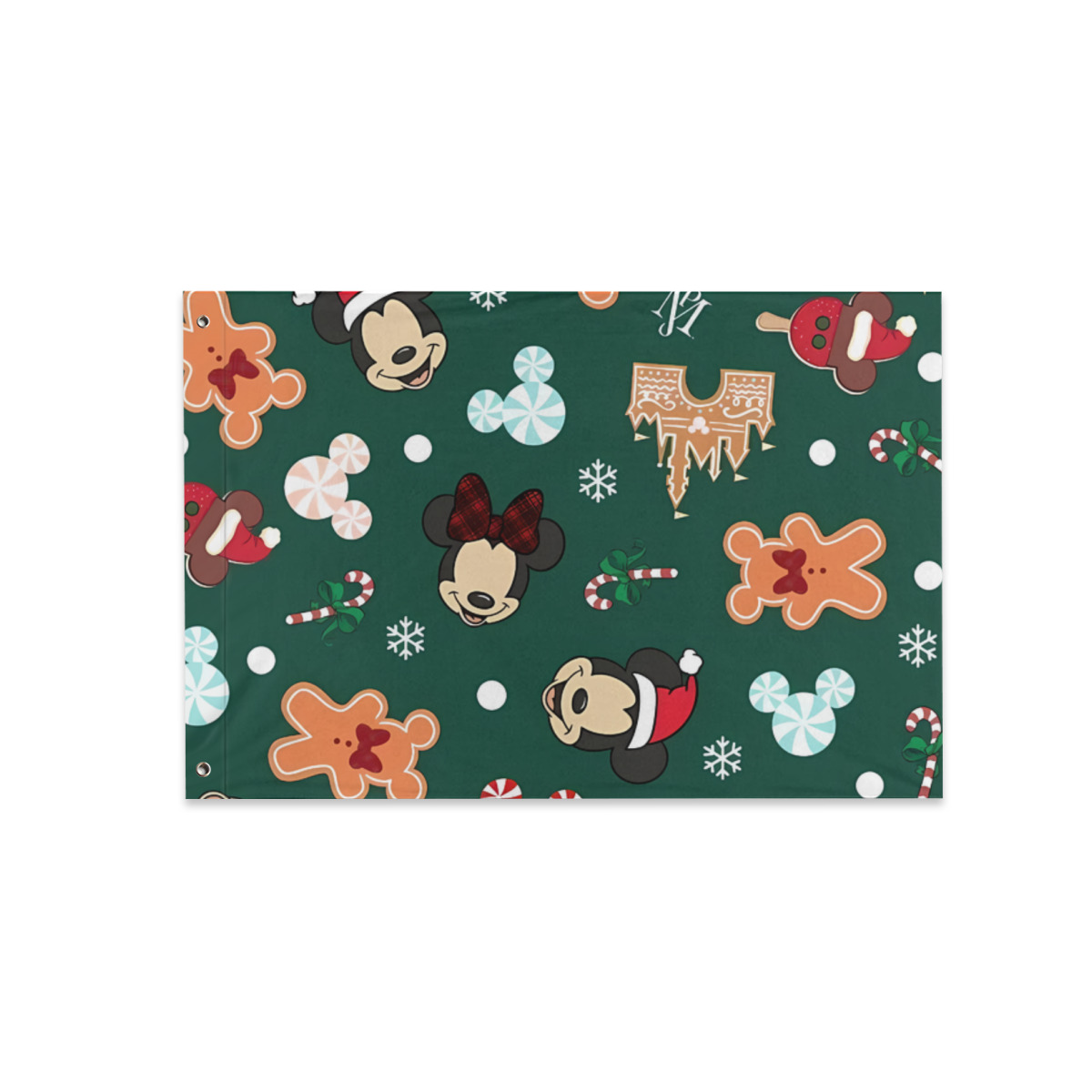 Mic key Mouse Christmas Double-sided Flag Multiple Sizes Double-sided ...