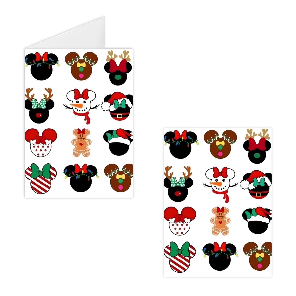Mic key Mouse Christmas Envelope Greeting Card Decorably Special Season ...