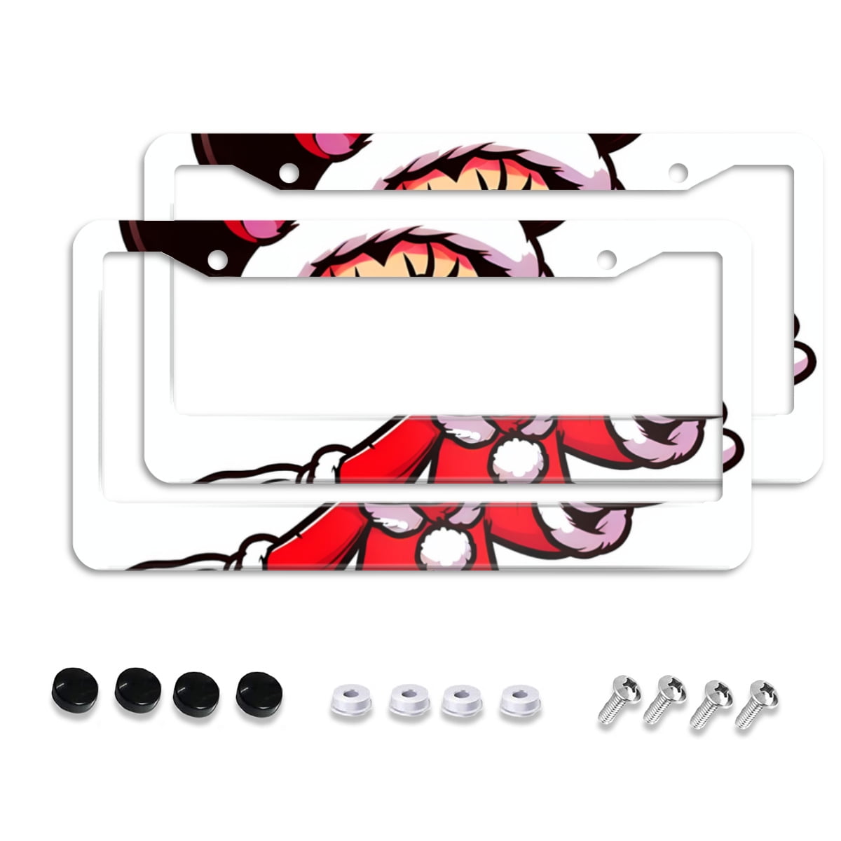 Mic key Mouse Christmas License Plate Frame (2 Pieces) Cute Cartoon ...