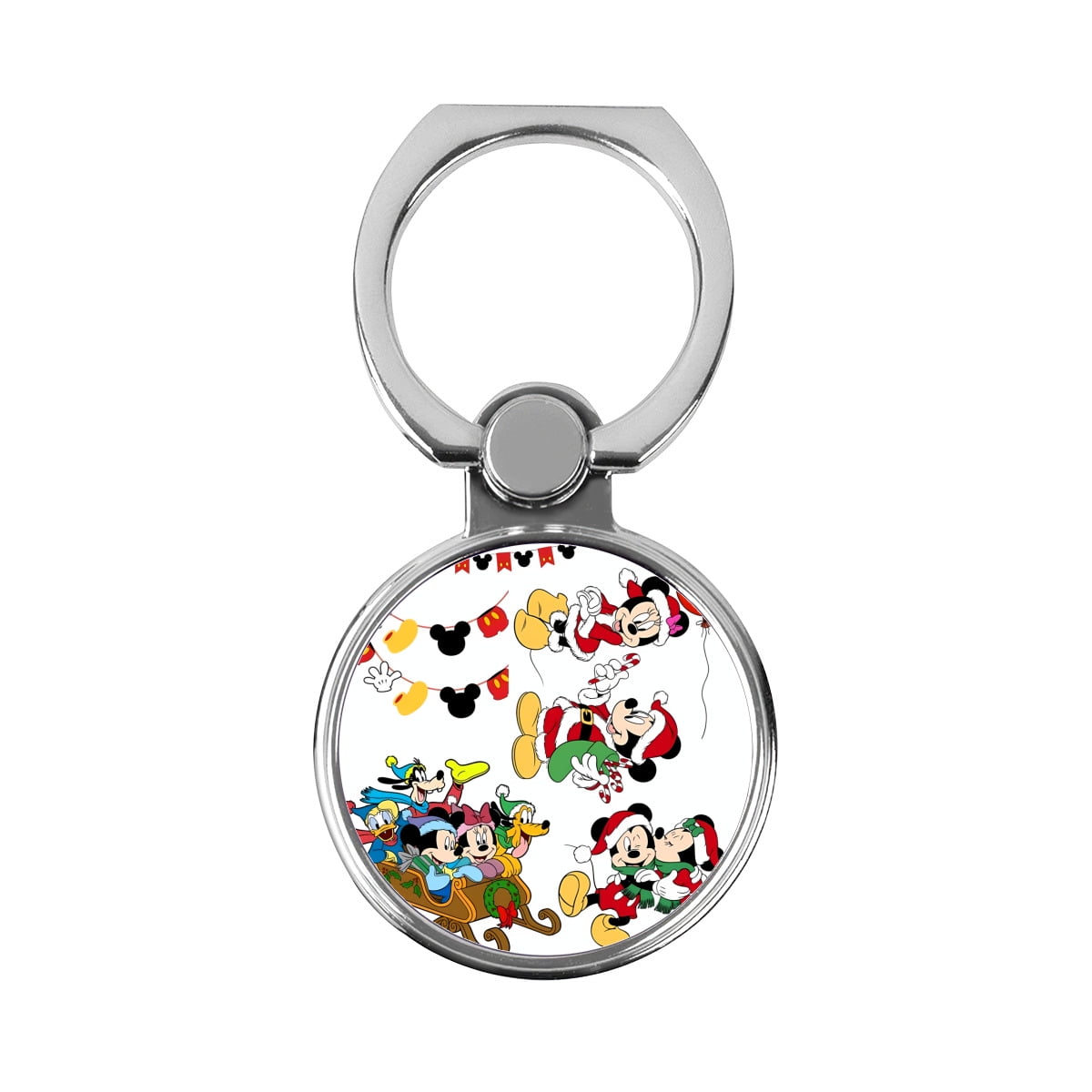 Mic key Mouse Christmas Metal Ring Circular Phone Holder Metal Finger ...