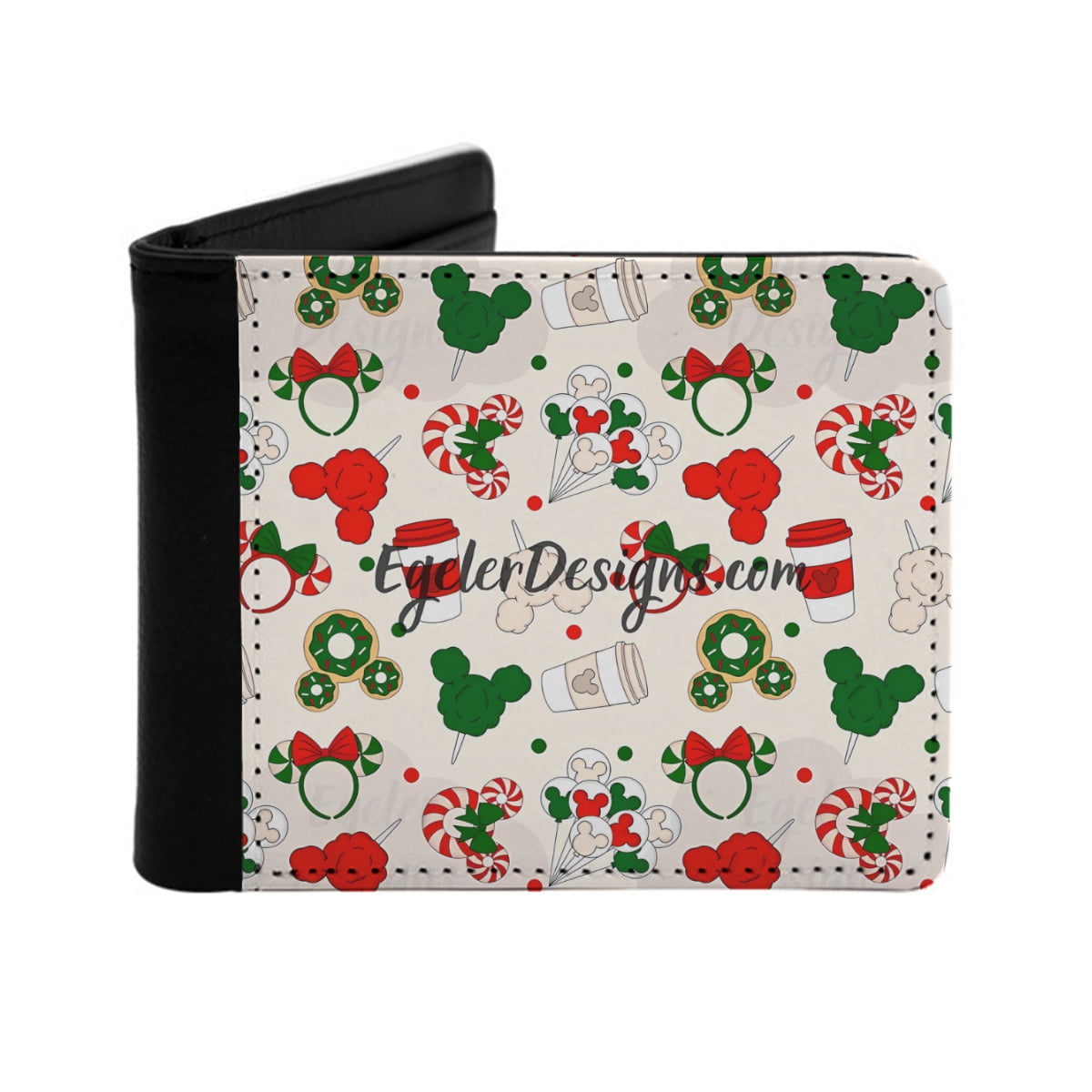 Mic key Mouse Christmas Wallet for Boys Men Kids Girls Teen Leather ...