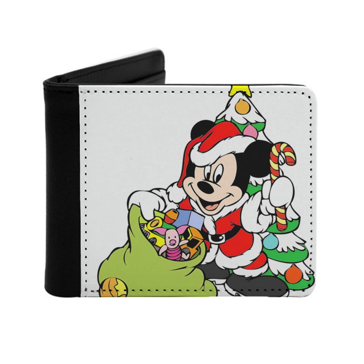 Mic key Mouse Christmas Wallet for Boys Men Kids Girls Teen Leather ...