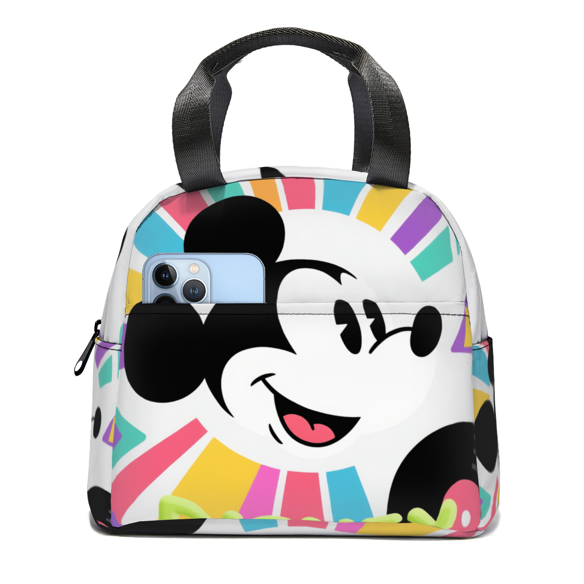 Mic×key Mouse Insulated Lunch Box Unisex Reusable Lunch Box Portable ...